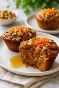Carrot Cake Protein Muffins - Mensagem Diári