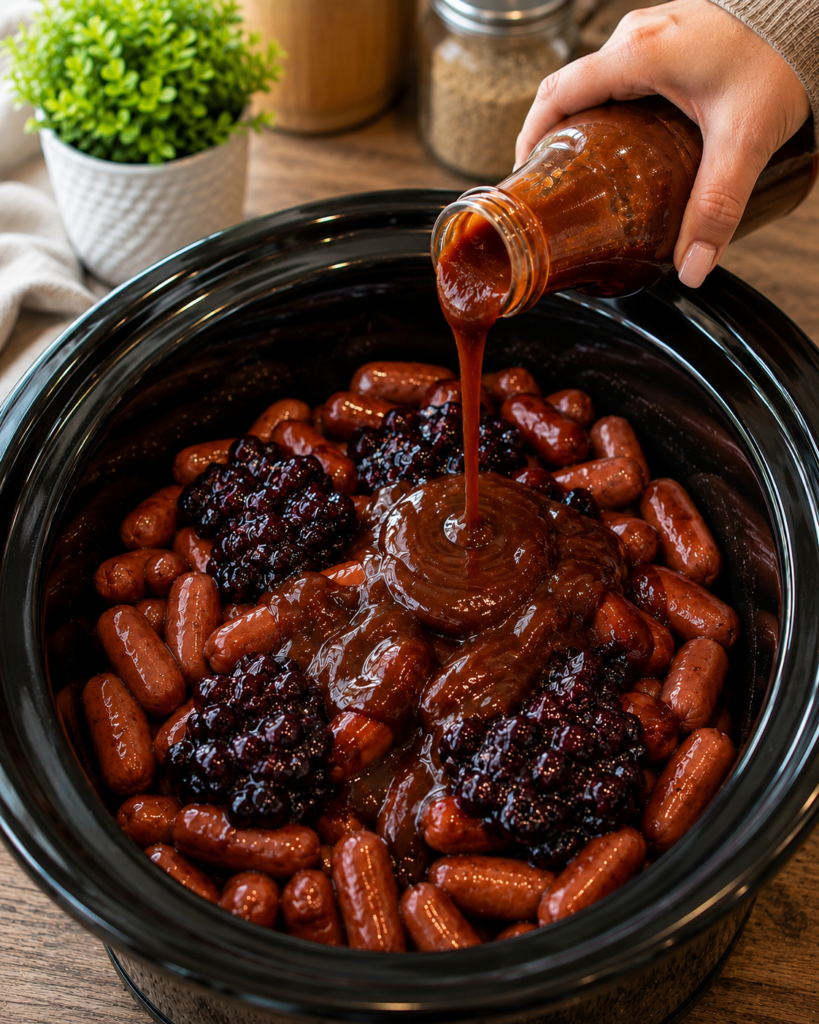 Crockpot Cranberry BBQ Little Smokies - Mensagem Diári